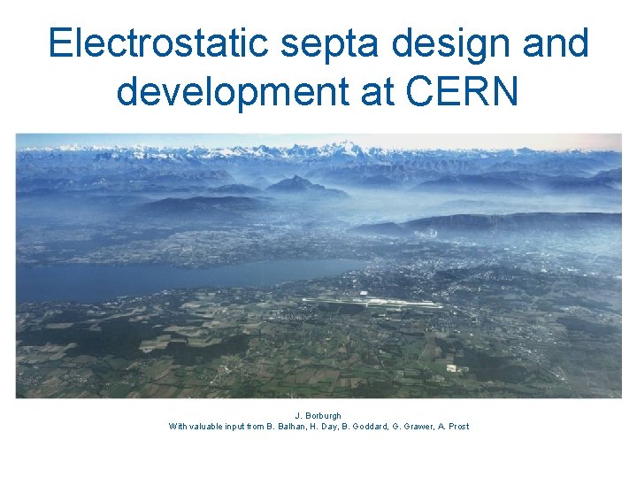Electrostatic septa design and development at CERN J