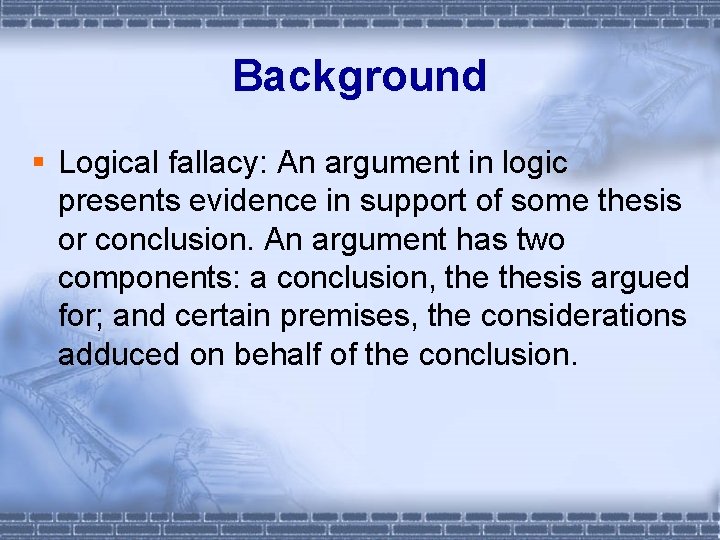 Part I prereading Background information Max Shulman March