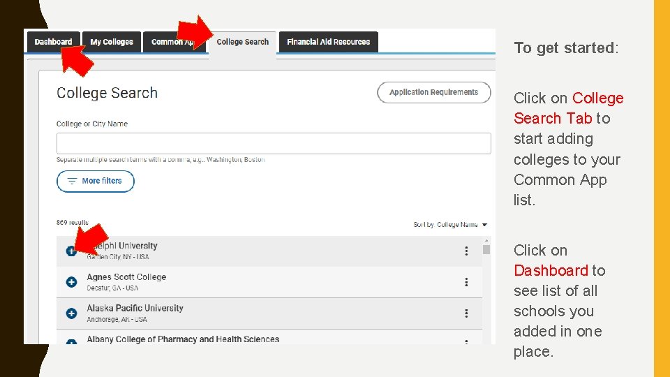 THE LOGISTICS OF APPLYING TO COLLEGE STEPBYSTEP INSTRUCTIONS