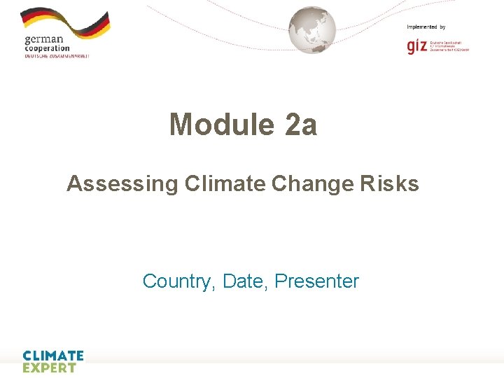 Module 2 a Assessing Climate Change Risks Country