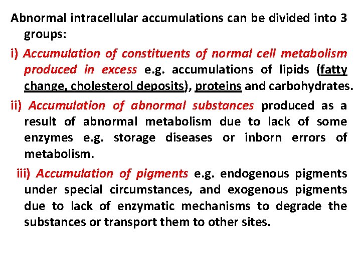 Lecture 4 Intracellular Accumulations By Prof Dr H