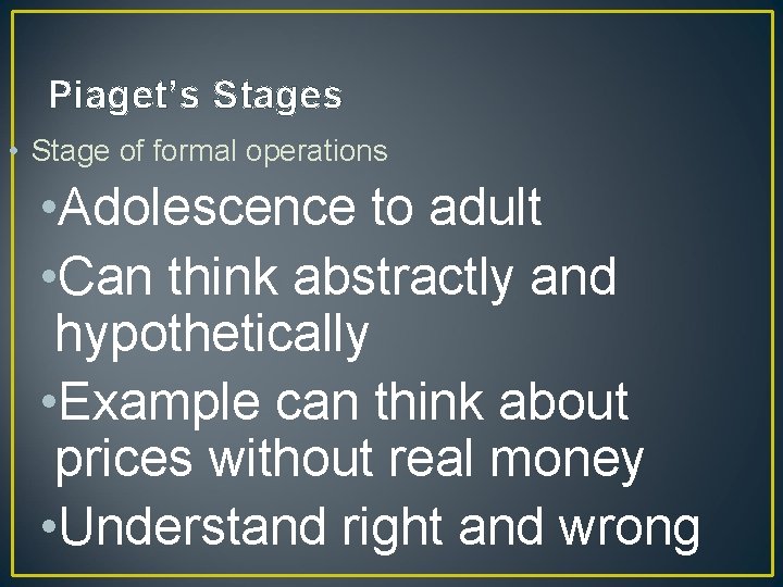 Helping Children Learn Unit 6 Child Development Brain