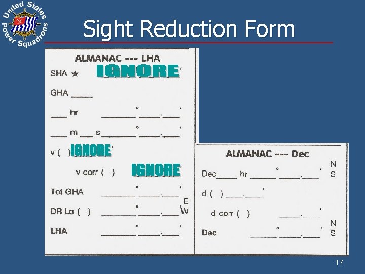 Celestial Coordinates Junior Navigation Chapter 5 Light List