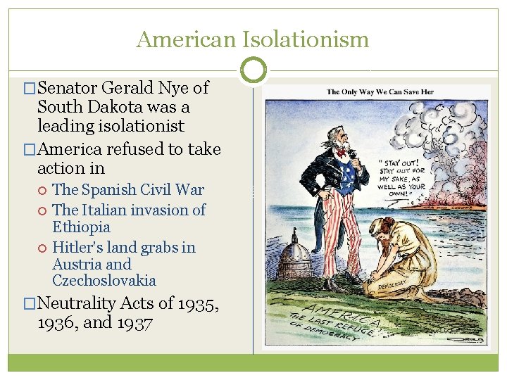 The Causes of World War II MISADVENTURES IN