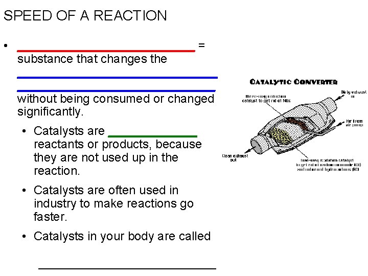 CHEMICAL REACTIONS Occur when substances undergo chemical changes