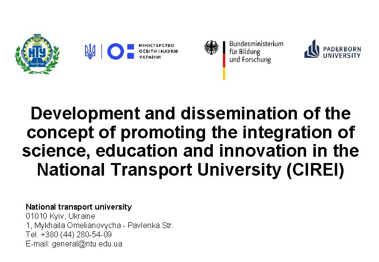 Development and dissemination of the concept of promoting