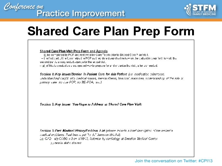 Taking the Care Team to the Exam Room