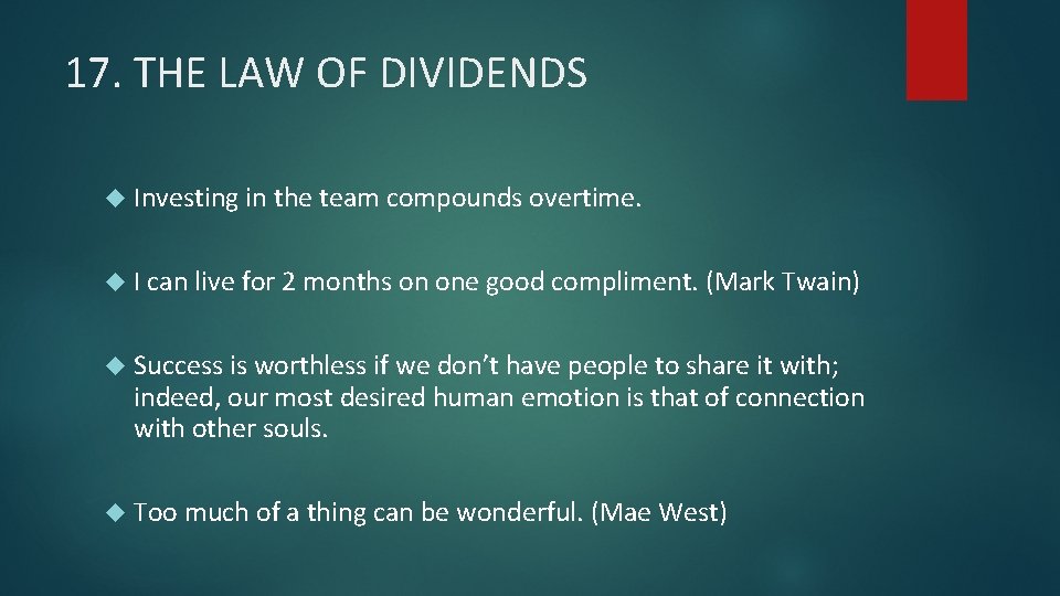 17 INDISPUTABLE LAWS OF TEAMWORK BY JOHN MAXWELL