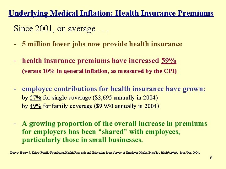 The Structure Future Viability of the Medicare System