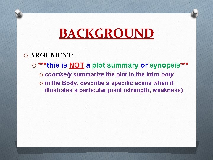 FRP Final Research Paper BACKGROUND FRP BACKGROUND O