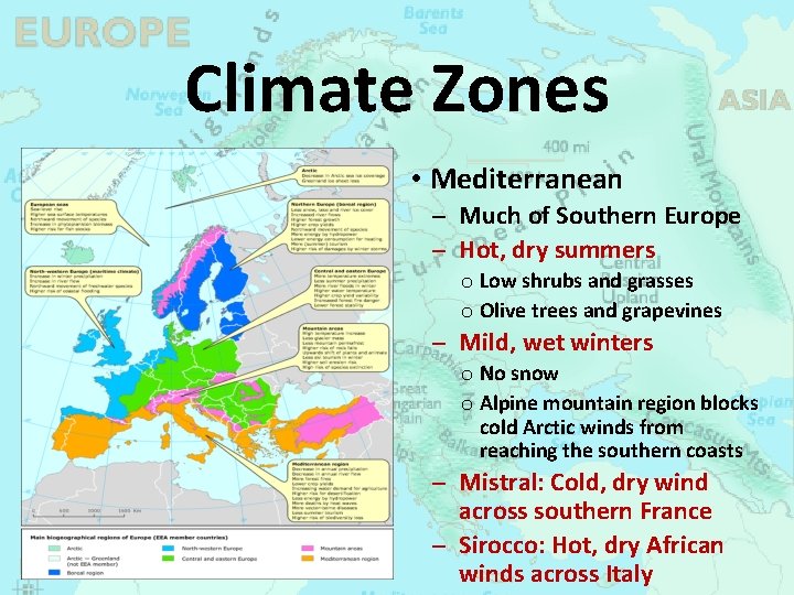 Physical Geography of Europe Chapter 10 Section 2