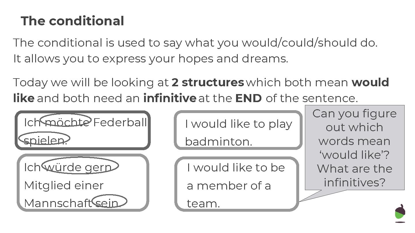 German Discussing sports Part 23 Using conditional structures