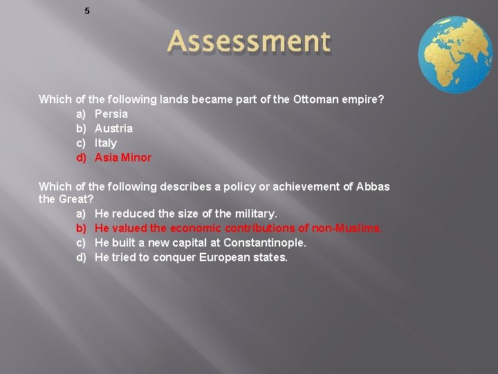AIM EXPLAIN THE ACHIEVEMENTS OF THE OTTOMAN AND