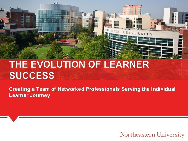 THE EVOLUTION OF LEARNER SUCCESS Creating a Team
