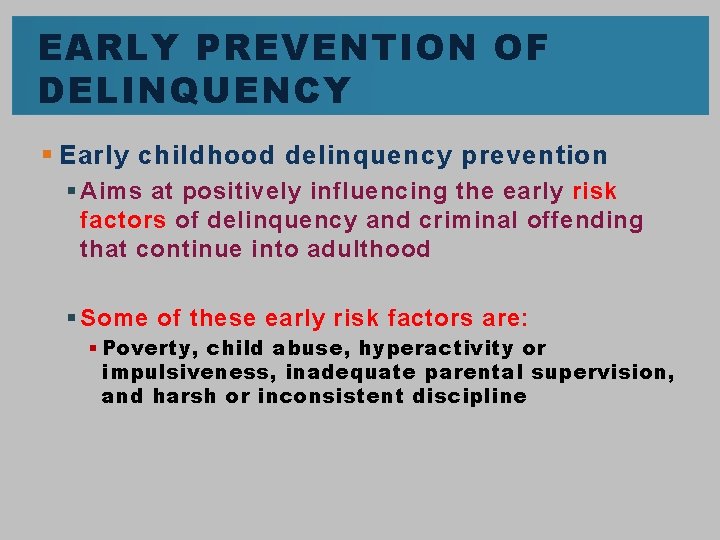 CHAPTER 11 THE HISTORY AND DEVELOPMENT OF JUVENILE