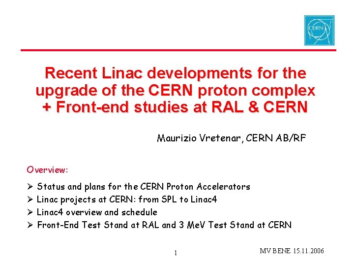 Recent Linac developments for the upgrade of the