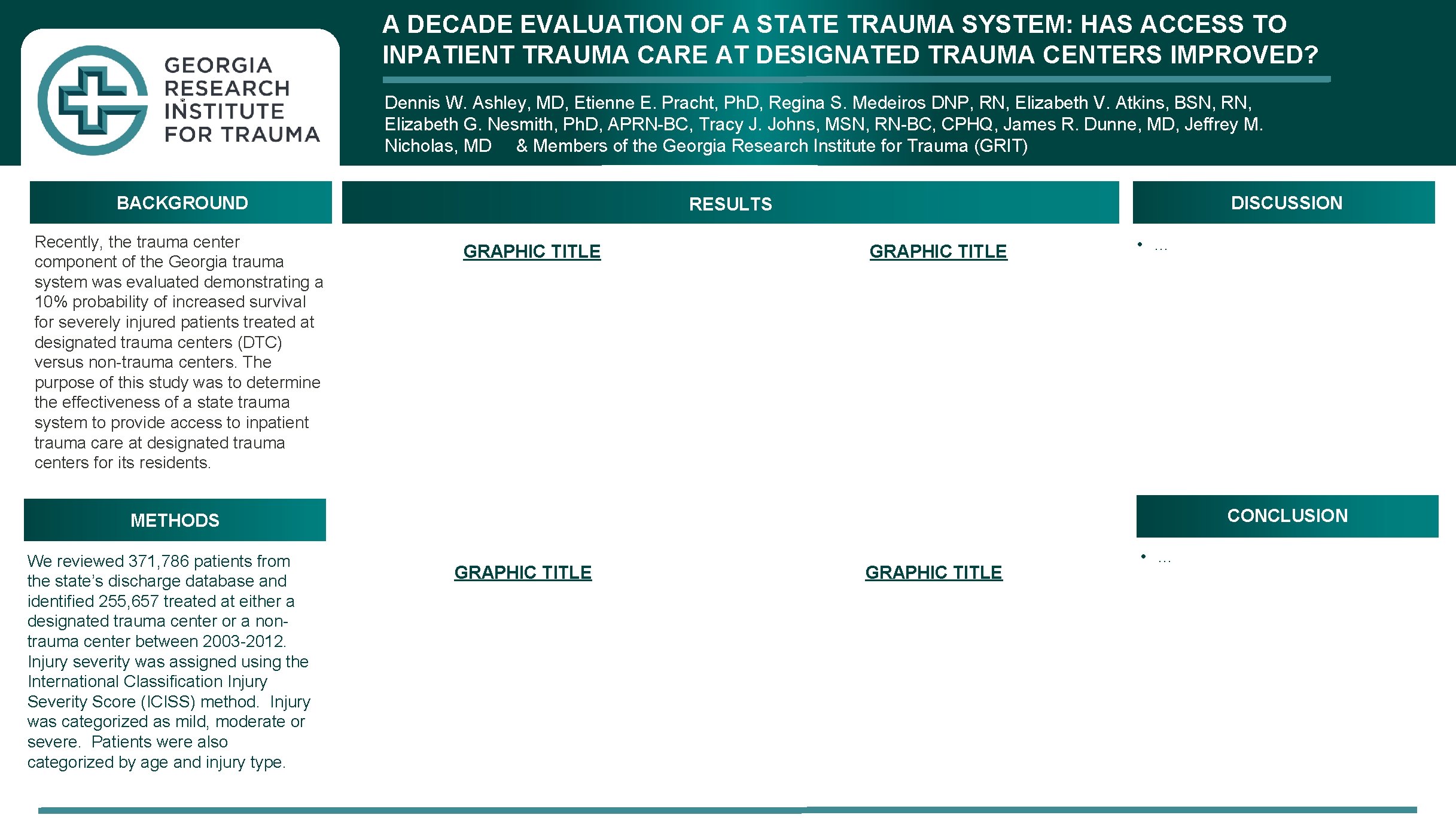 A DECADE EVALUATION OF A STATE TRAUMA SYSTEM