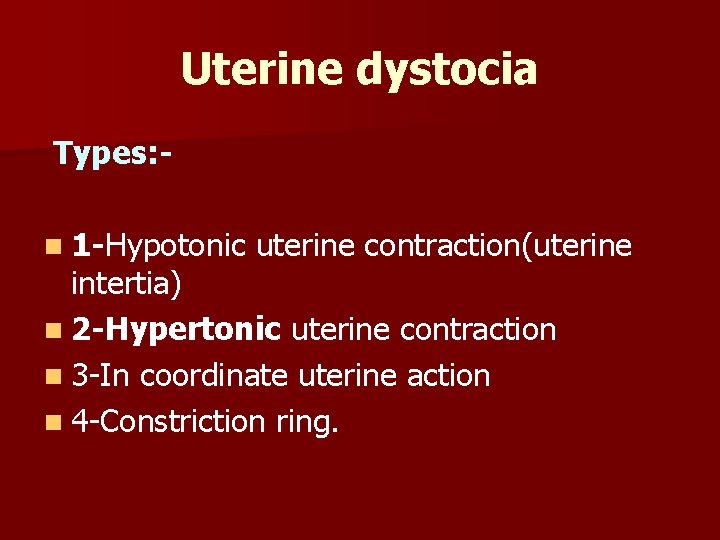Abnormal labour Prepared by Prof dr Nadia Abdalla
