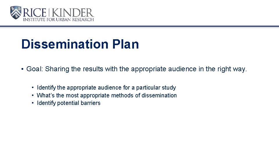 Beyond the Hedges Beyond the Hedges Dissemination Plan