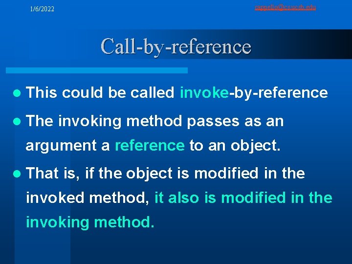 Arrays 162022 Peter Cappello cappellocs ucsb edu cappellocs