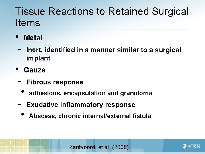 Best Practices for Prevention of Retained Surgical Items