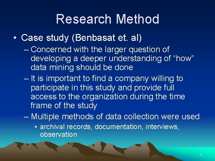 Exploring Data Mining Implementation By Karim Hirji IBM