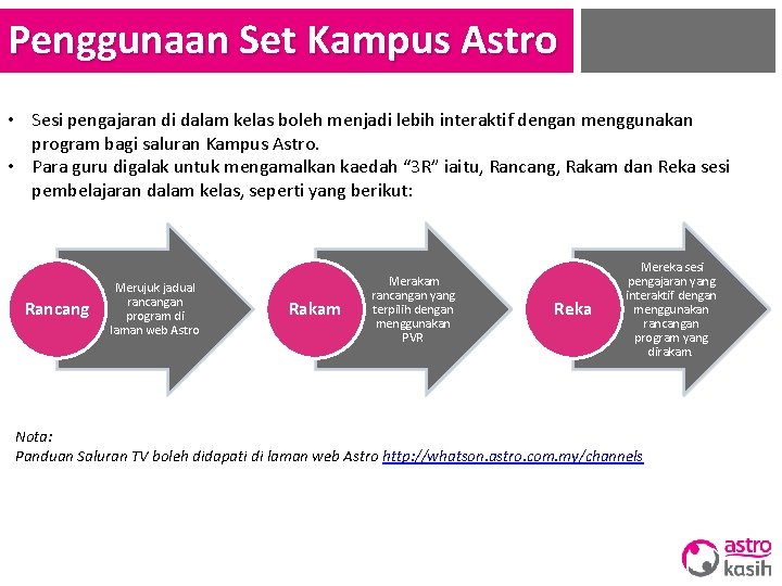 Projek Kampus Astro Bersama Komuniti Sekolah BTPN Pulau