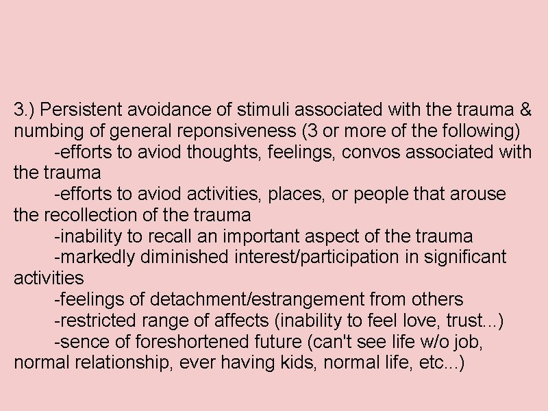 Post Traumatic Stress Disorder By Gina Clark Leann