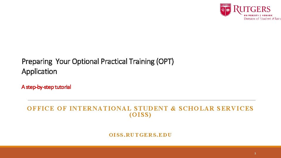 Preparing Your Optional Practical Training OPT Application A