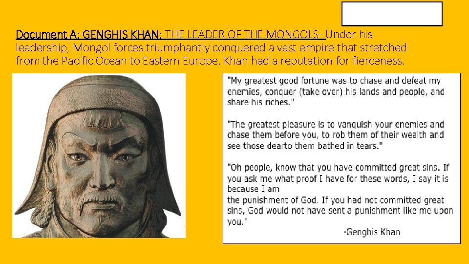 Unit 1 Lesson 4 Mongol Legacy AIM Have