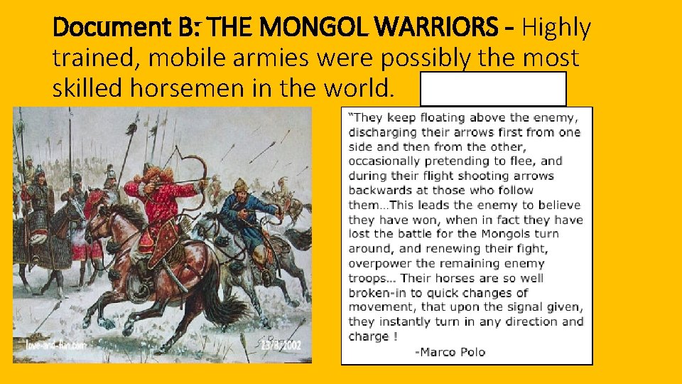 Unit 1 Lesson 4 Mongol Legacy AIM Have