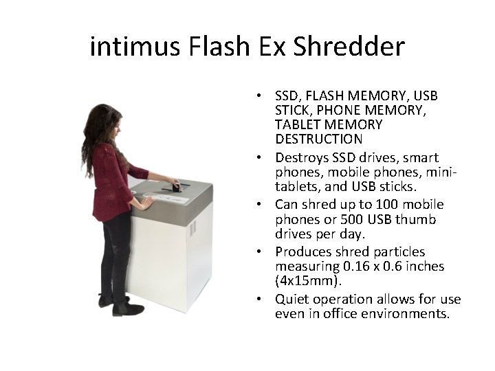 Manufacturing paper shredders for 50 years Head quarters