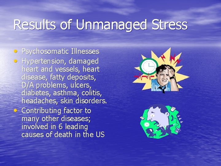 STRESS A nonspecific response of the body to