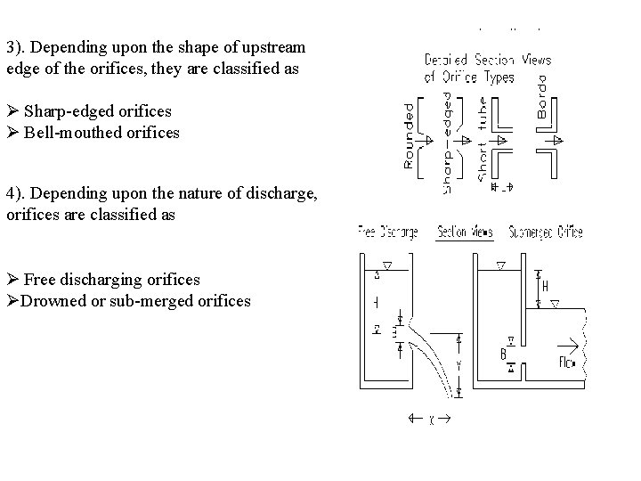 ORIFICES MOUTHPIECES Subject Fluid Mechanics and Open Channel
