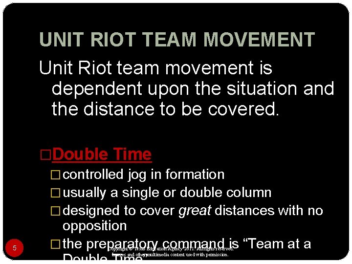 CROWD CONTROL Riot Baton and Formations Copyright and