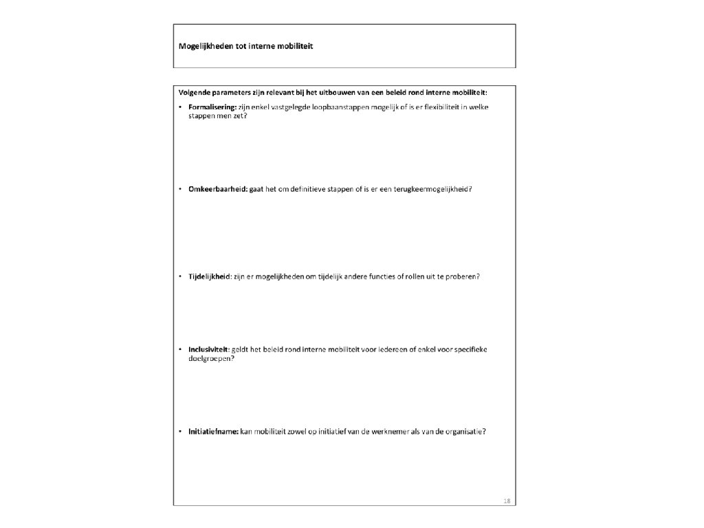 Loopbaanpaden Een verkenning Wat is een loopbaan Een
