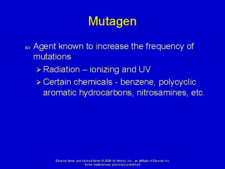 BIOL 350 11 Pathophysiology Elsevier items and derived