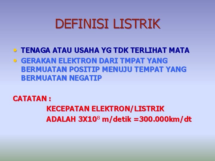 PROSES TERBENTUKNYA ENERGI LISTRIK BENDA MOLEKUL ATOM PROTON