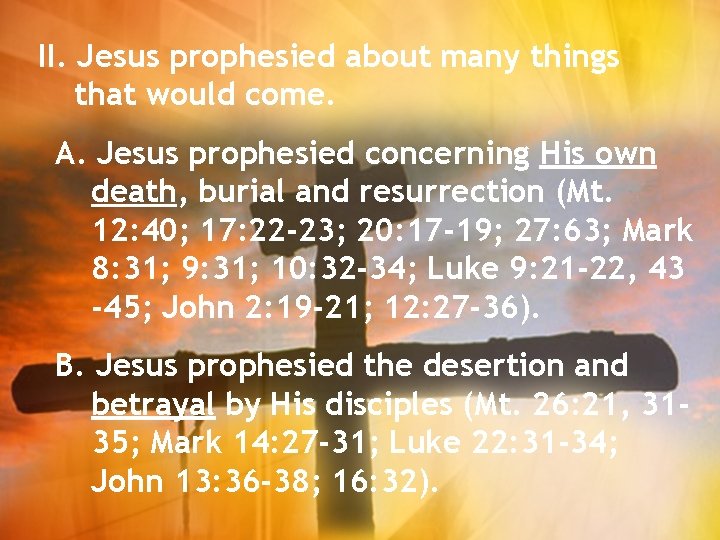 The Prophetic Ministry of Jesus I Jesus was