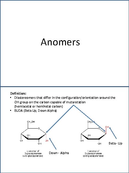 Number of Carbohydrate Units Monosaccharides single unit Disaccharides