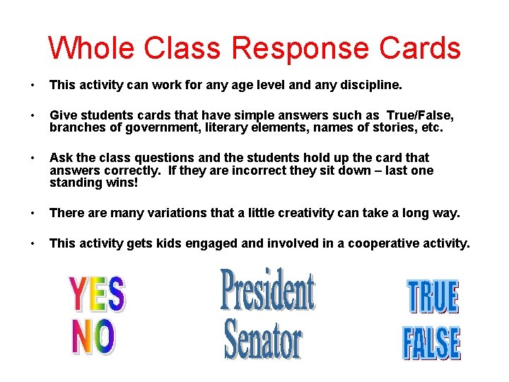 Active Learning Strategies Fun and easy ideas to