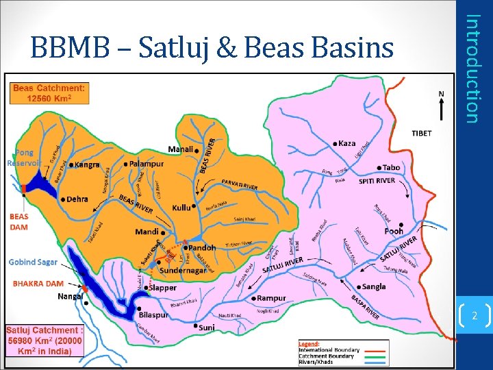 Introduction BBMB Satluj Beas Basins 2 Introduction BBMB