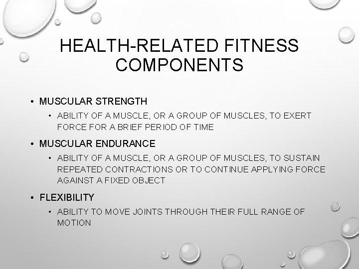 PLANNING FOR PHYSICAL FITNESS MODULE B LESSON 5