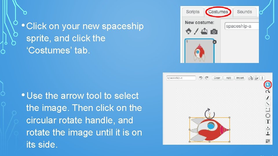 LOST IN SPACE SPRITES Start a new Scratch