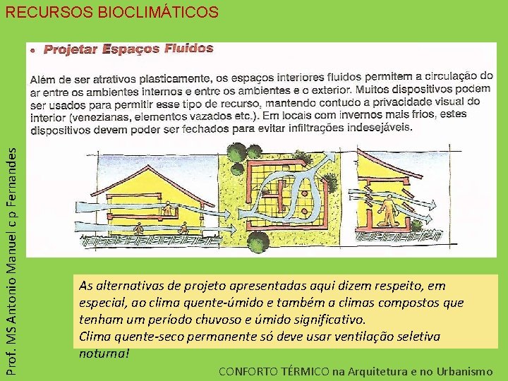 BIOCLIMATOLOGIA E RECURSOS BIOCLIMTICOS Aula baseada no livro
