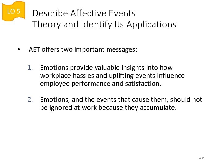 Lesson 4 Emotions and Moods 4 1 Learning