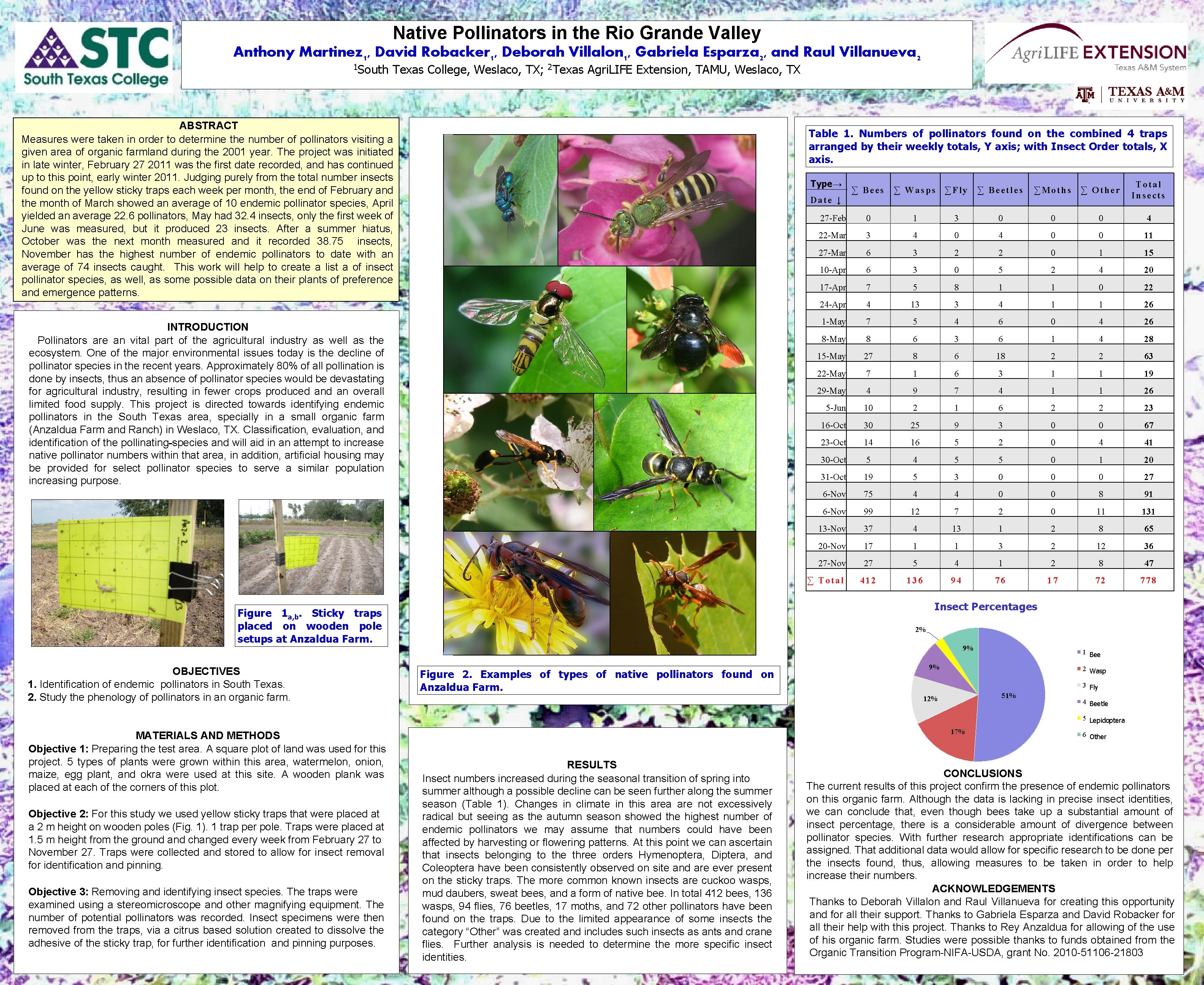 Native Pollinators in the Rio Grande Valley Anthony
