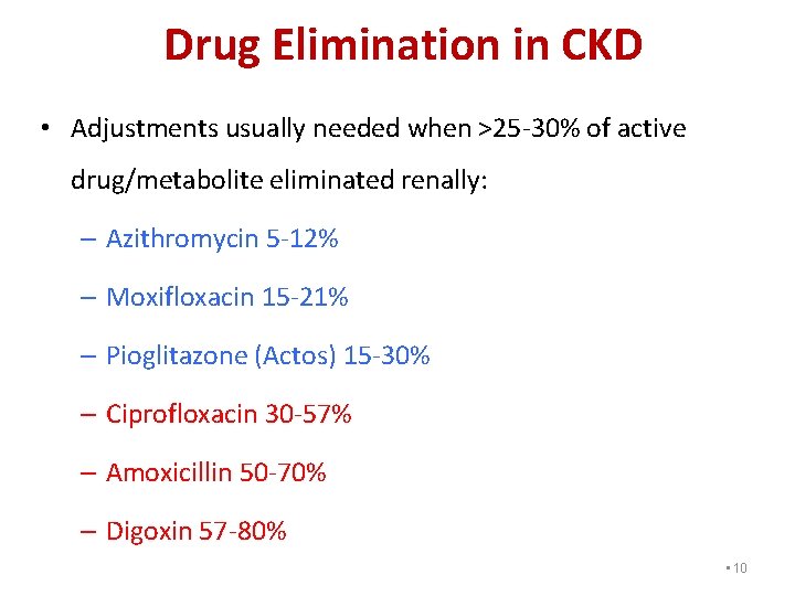 Chronic Kidney Disease Learning Objectives Recognize risk factors