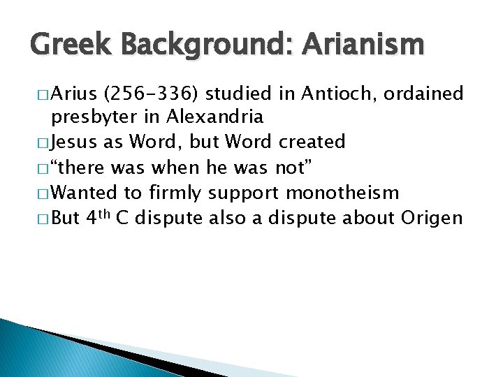 Lecture 5 The Trinity I VIII 21 February