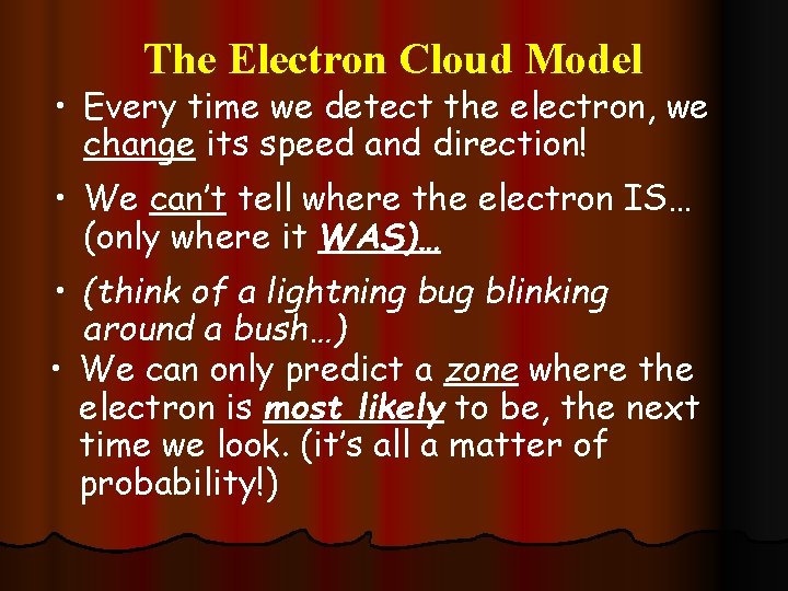 Honors Chemistry Section 5 2 The Quantum Theory